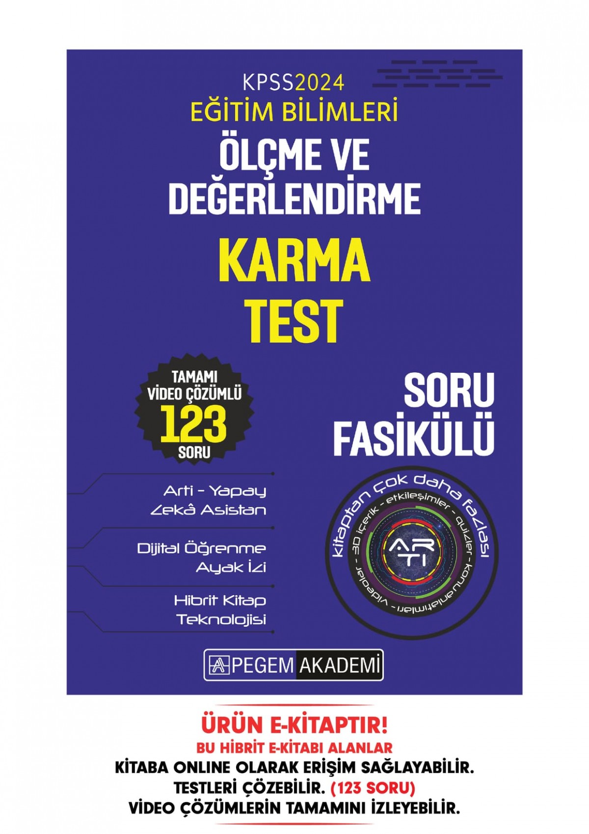KPSS Eğitim Bilimleri Ölçme ve Değerlendirme - Karma Test Soru Fasikülü
